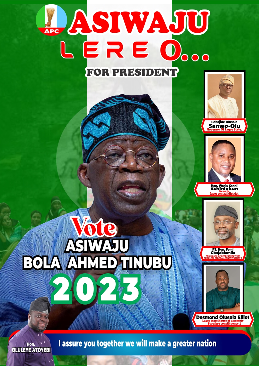 Senator Abiru felicitates with Evangelist (Professor) Emmanuel Adeniyi ...