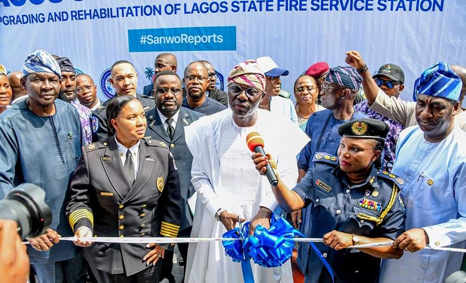SANWO-OLU EXPANDS LAGOS FIRE RESCUE CAPABILITY, HANDS OVER THREE NEW ...