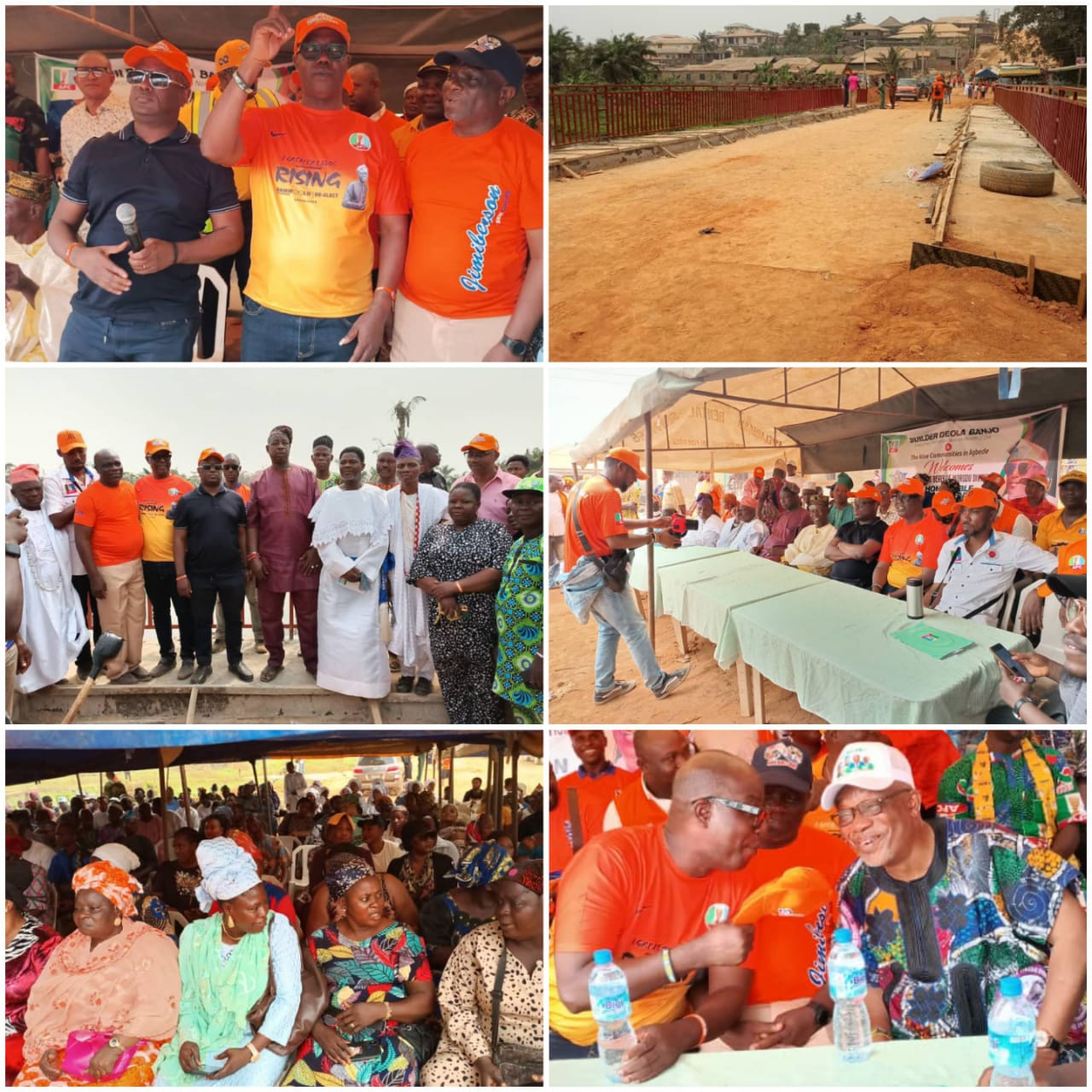 BUILDER DEOLA BANJO RECEIVES REP BABAJIMI BENSON ON A WORKING VISIT TO ...