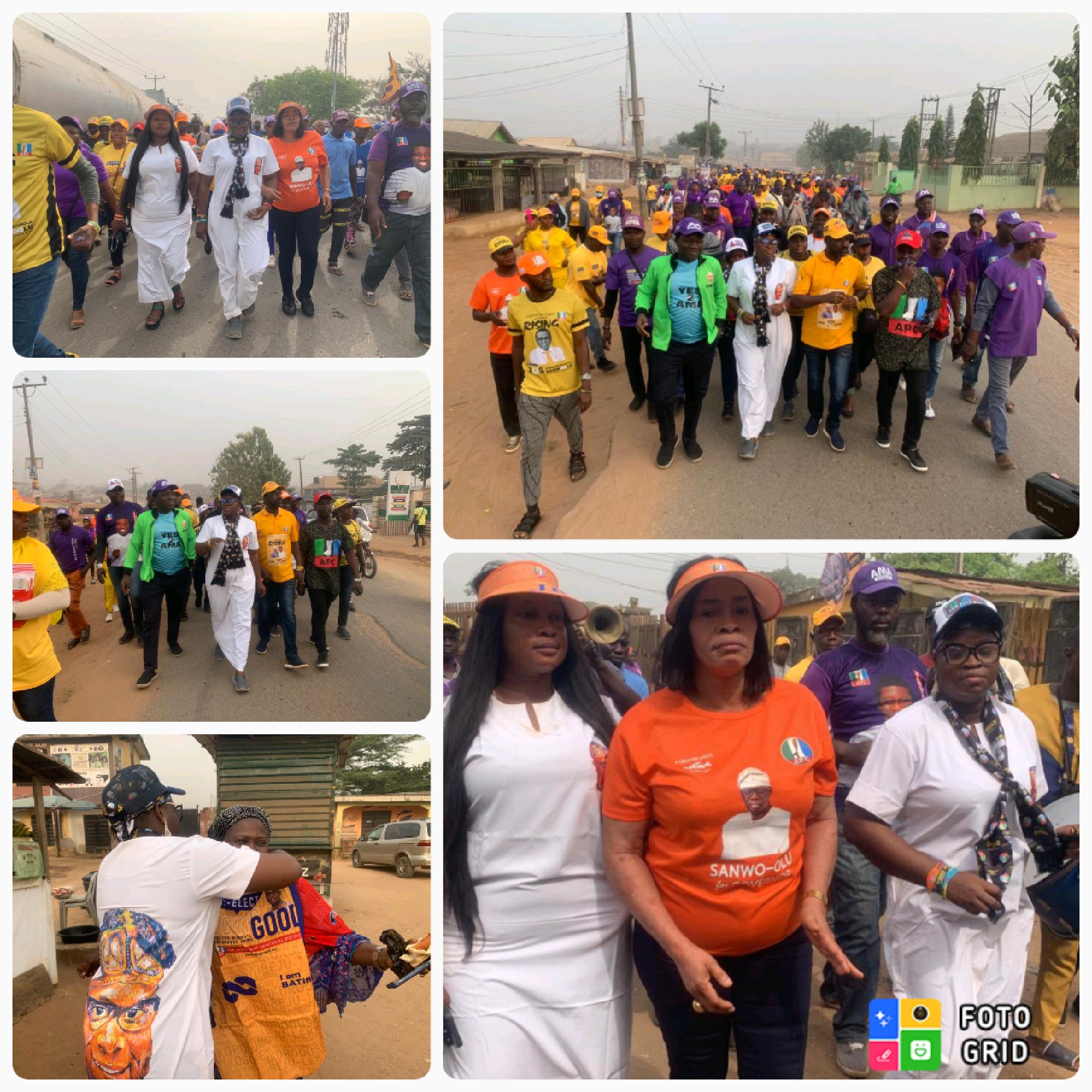 HON. MOTUNRAYO GBADEBO-ALOGBA CANVASSES FOR MASSIVE VOTES FOR ALL APC ...