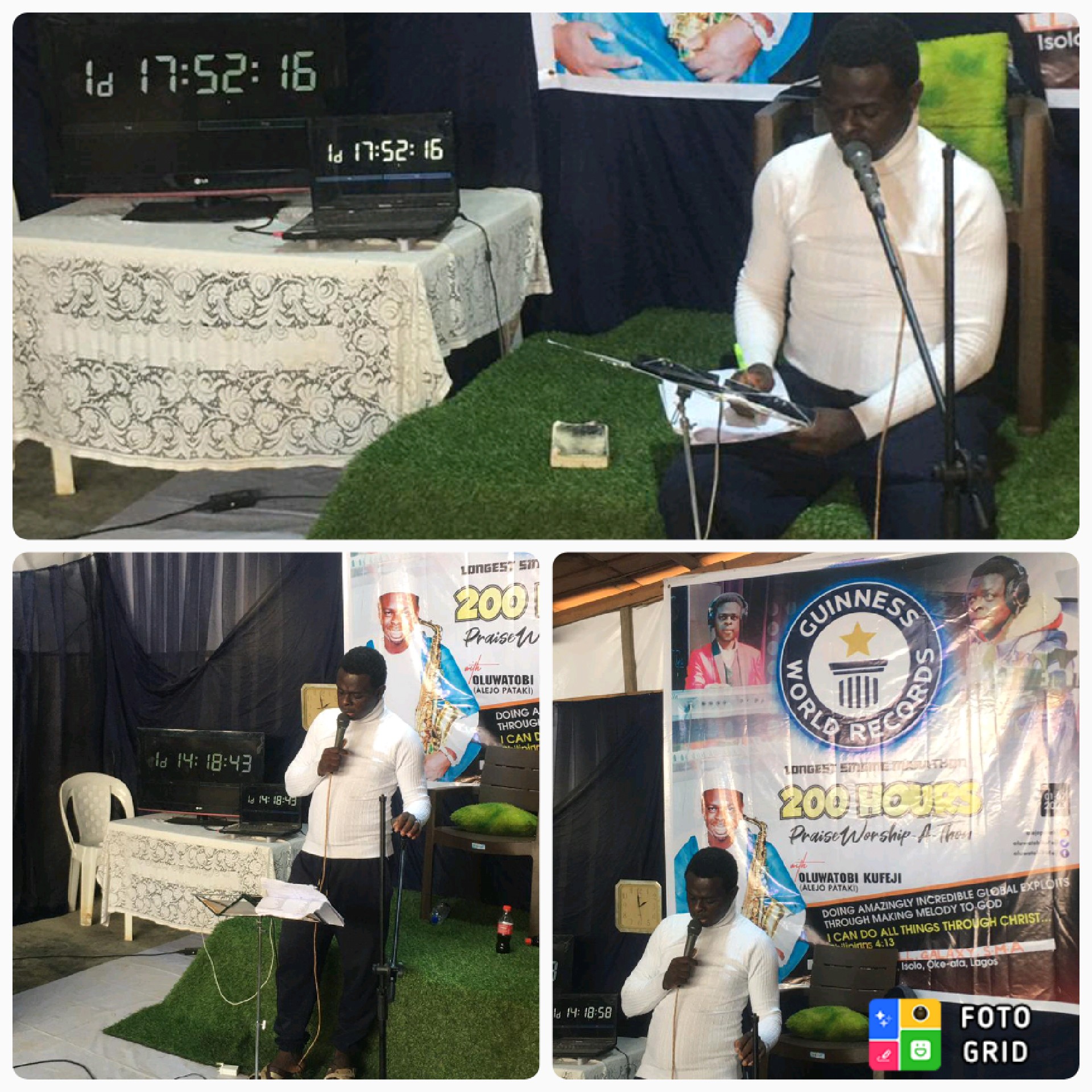 Nigerian Gospel Singer Oluwatobi Kufeji Aims to Break Two Guinness ...