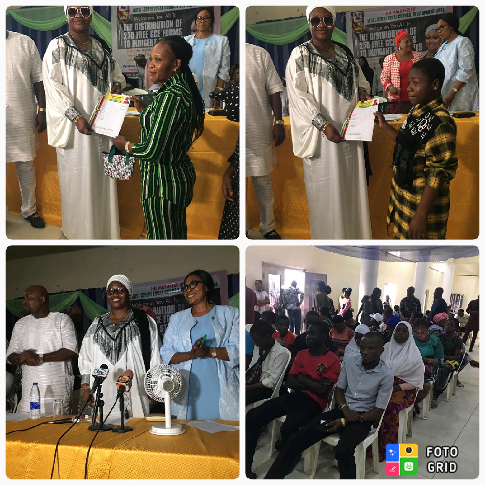 Mayoress Samiat Bada Distributes Free GCE Forms to 250 Indigent ...