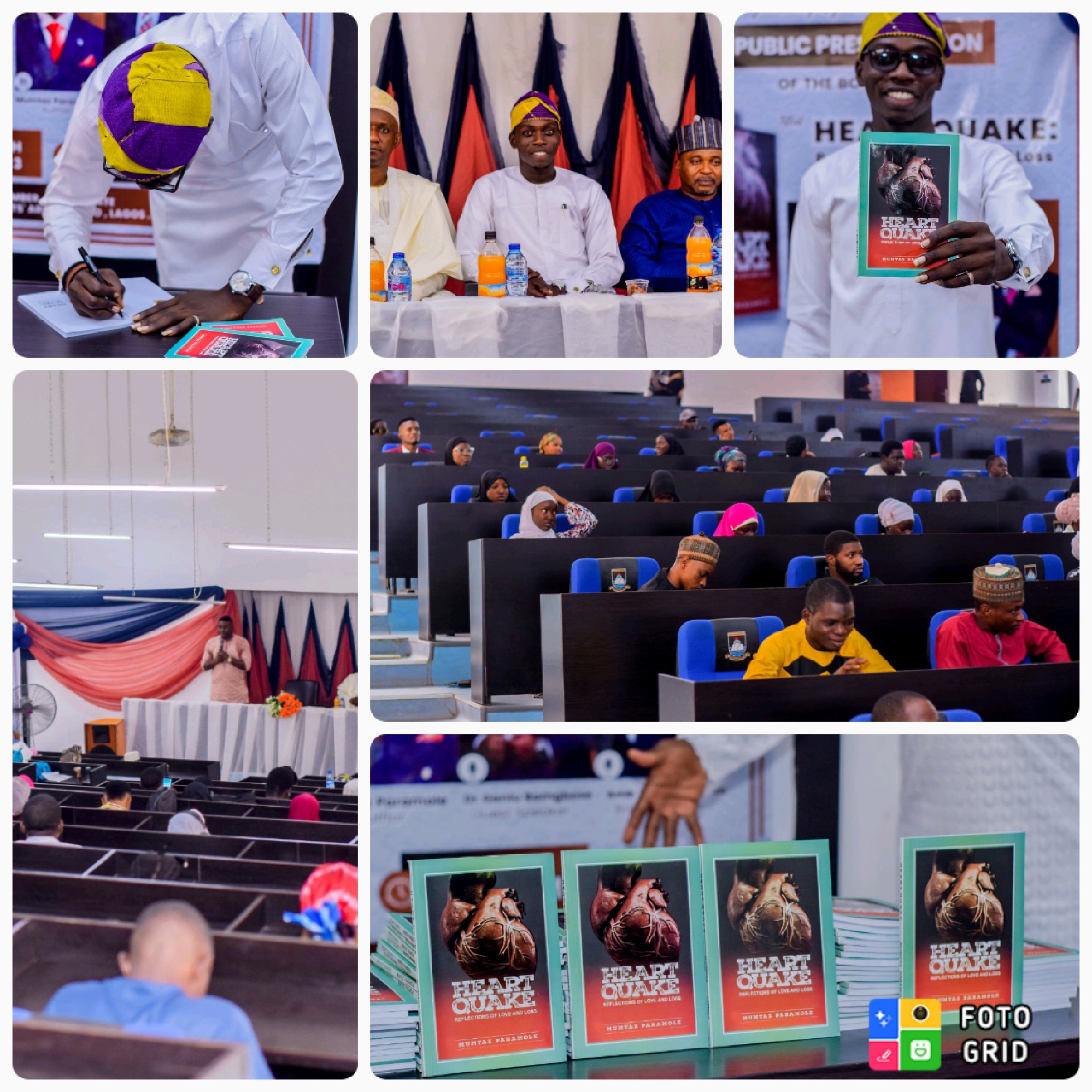 Poetic Brilliance Shines Bright at ‘Heart Quake’ Book Launch in Lagos ...