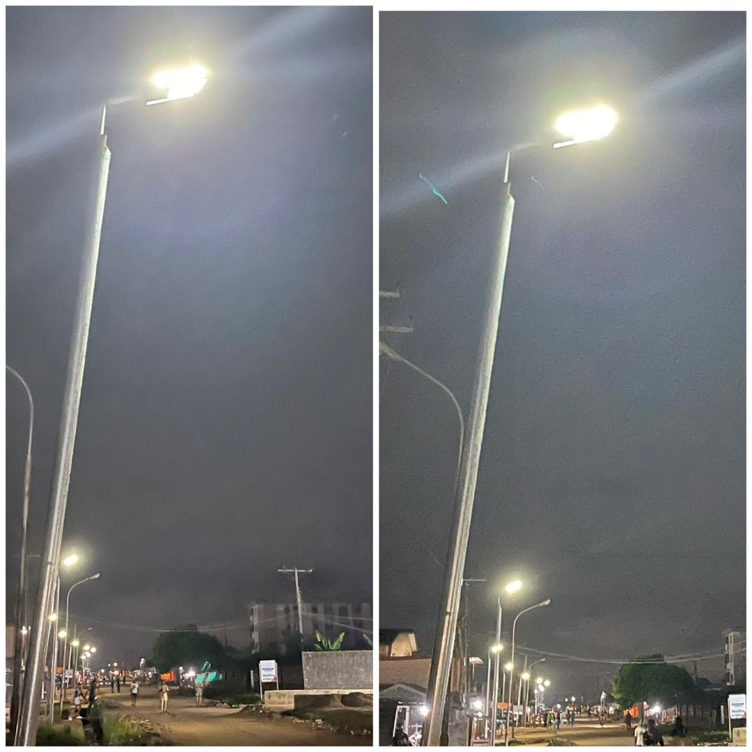 HON. MOTUNRAYO GBADEBO-ALOGBA INSTALLS SOLAR-POWERED STREET LIGHTS IN ...