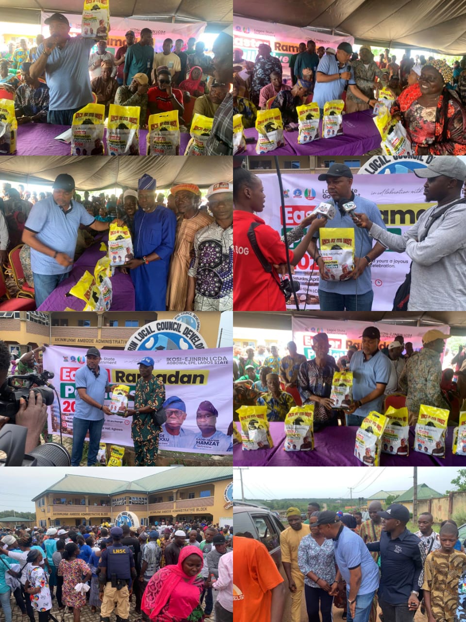 IKOSI-EJINRIN LCDA DISTRIBUTES LAGOS STATE FOOD INTERVENTION TO 1,000 HOUSEHOLDS ~Ajasa-Info
