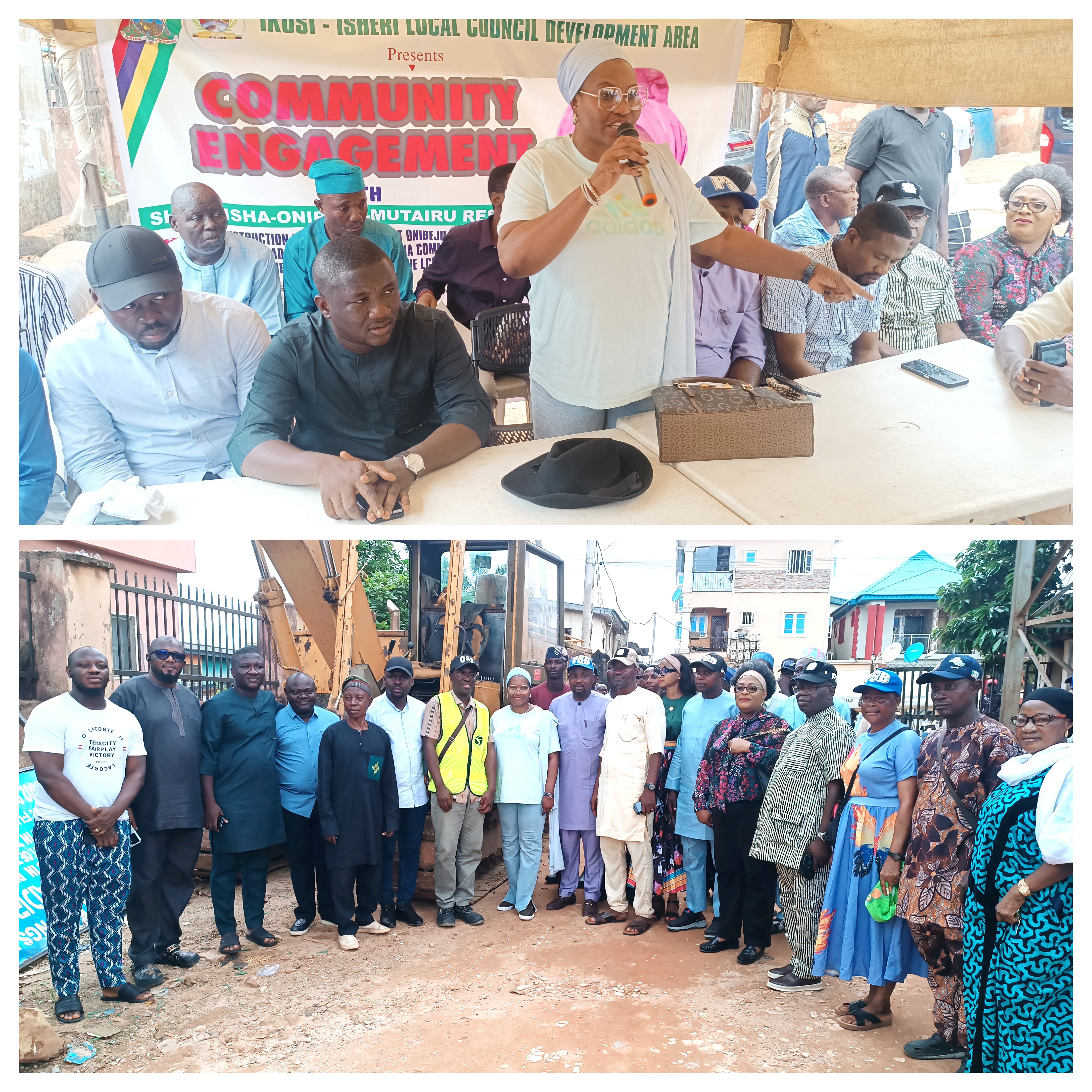 PRINCESS SAMIAT BADA FLAGS OFF CONSTRUCTION OF ONIBEJU AND MUTAIRU ...