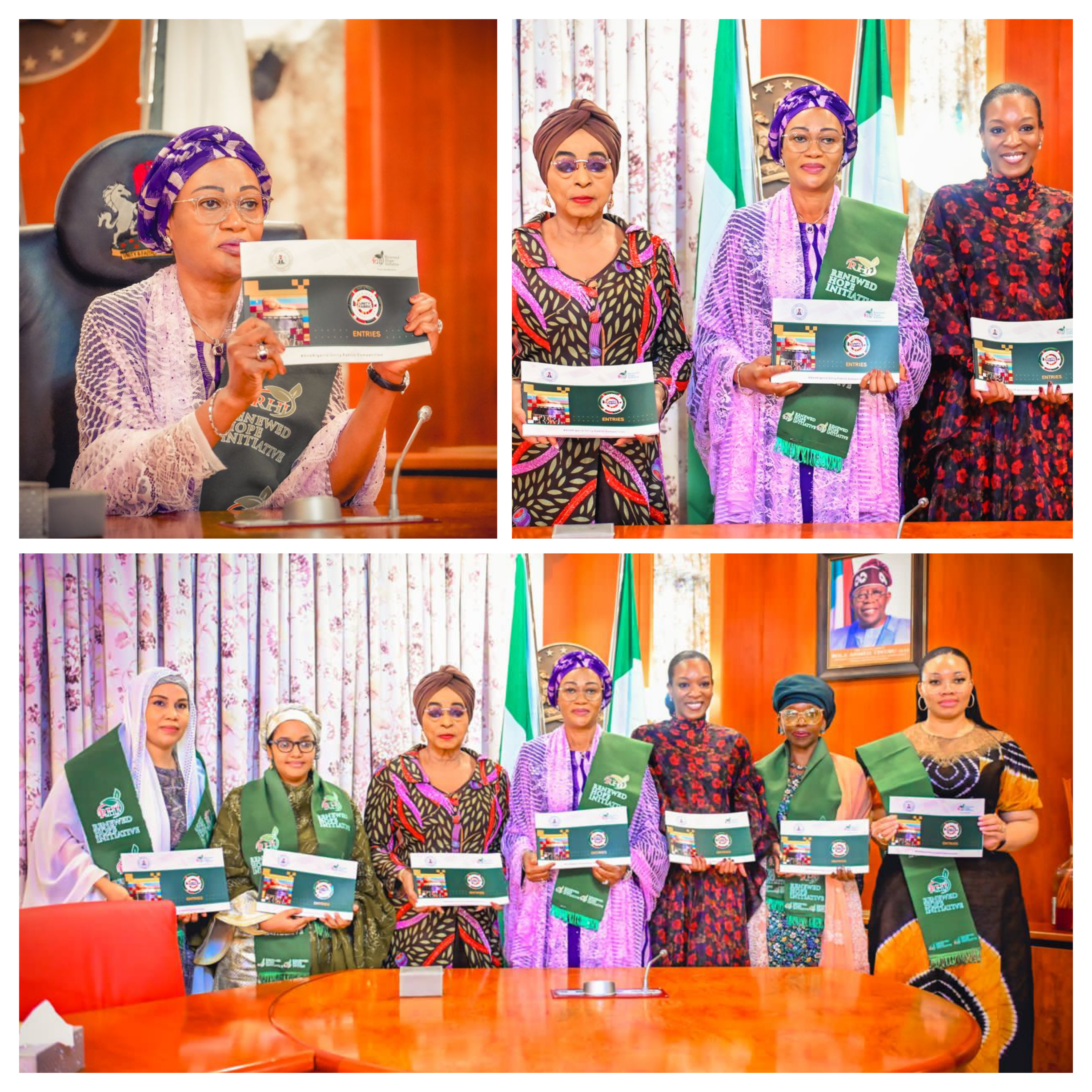 Nigeria First Lady Launches #ONE NIGERIA/Unity Fabric Selection Process ...