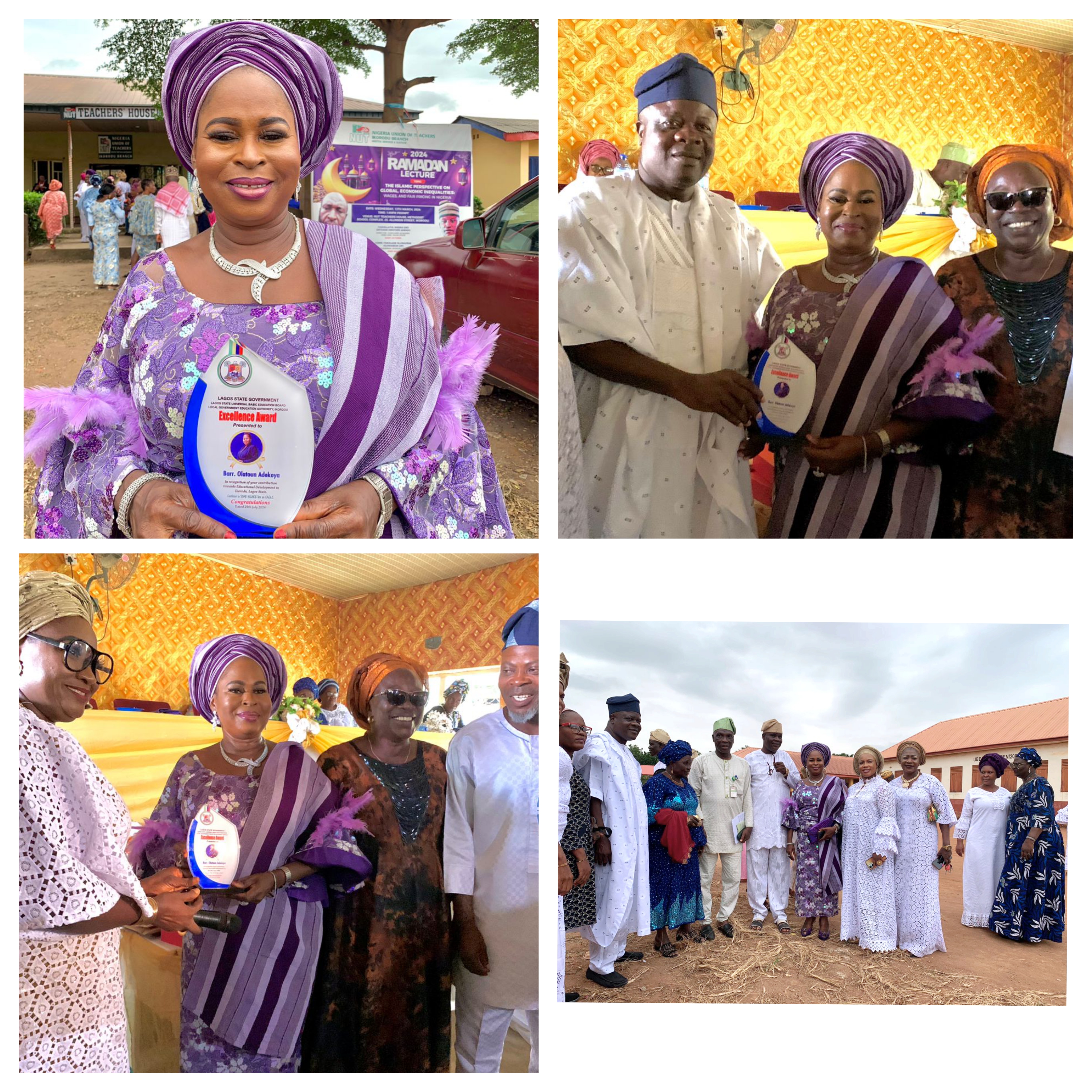 Barr. Olatoun Adekoya Receives Prestigious Honourary Award from Ikorodu ...