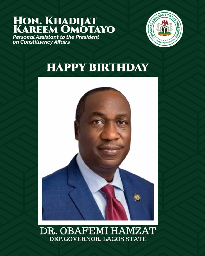 Hon. Khadijat Kareem Congratulates Dr. Obafemi Hamzat on his 60th ...