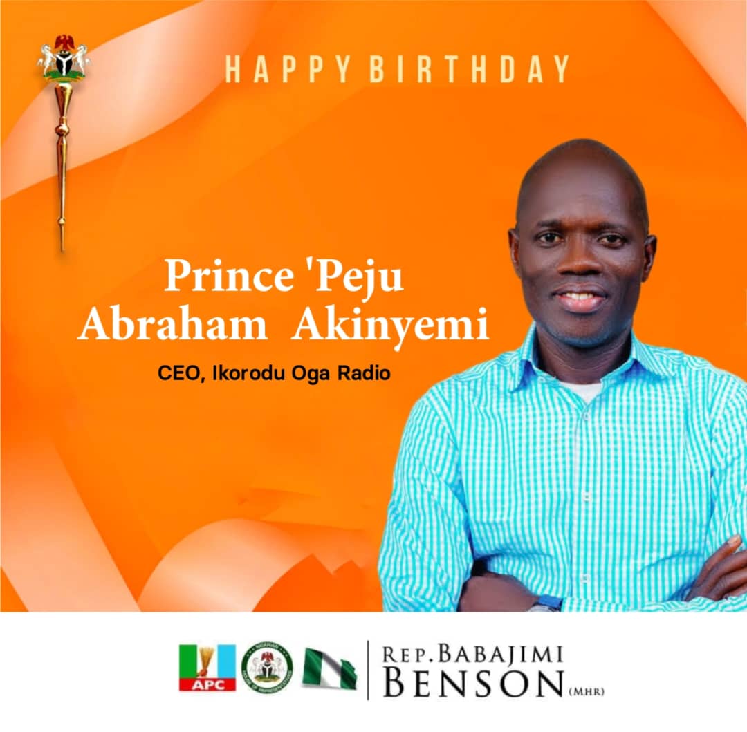 Rep. Babajimi Benson Congratulates Omoba Peju Akinyemi on his Golden ...