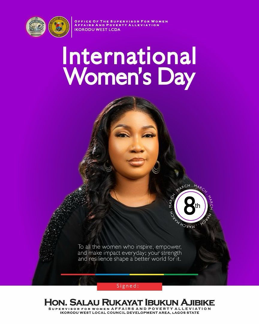 INTERNATIONAL WOMEN’S DAY: HON. SALAU RUKAYAT (AJIBIKE) CELEBRATES ...