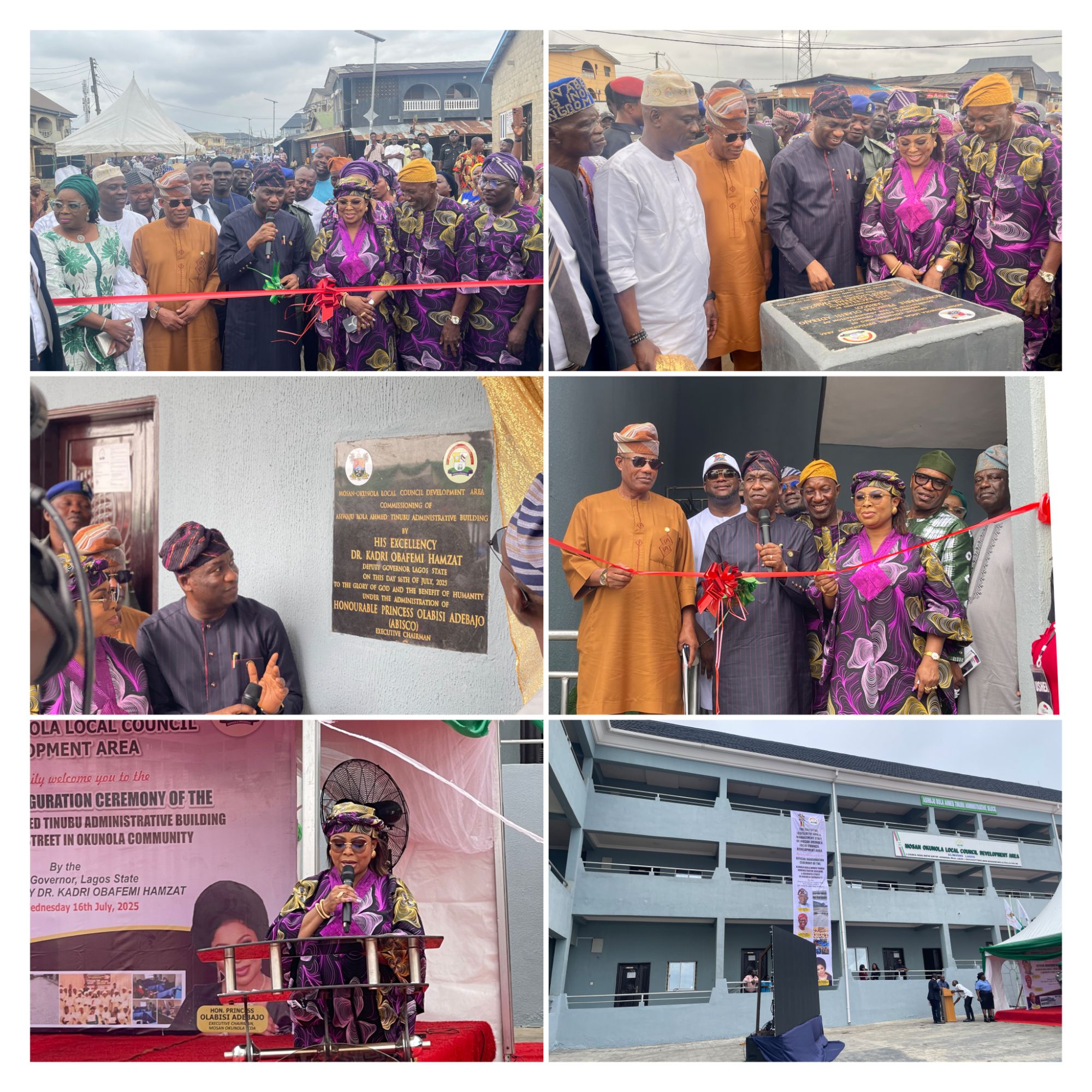 Lagos Deputy Governor Commissions Asiwaju Tinubu Administrative Block ...