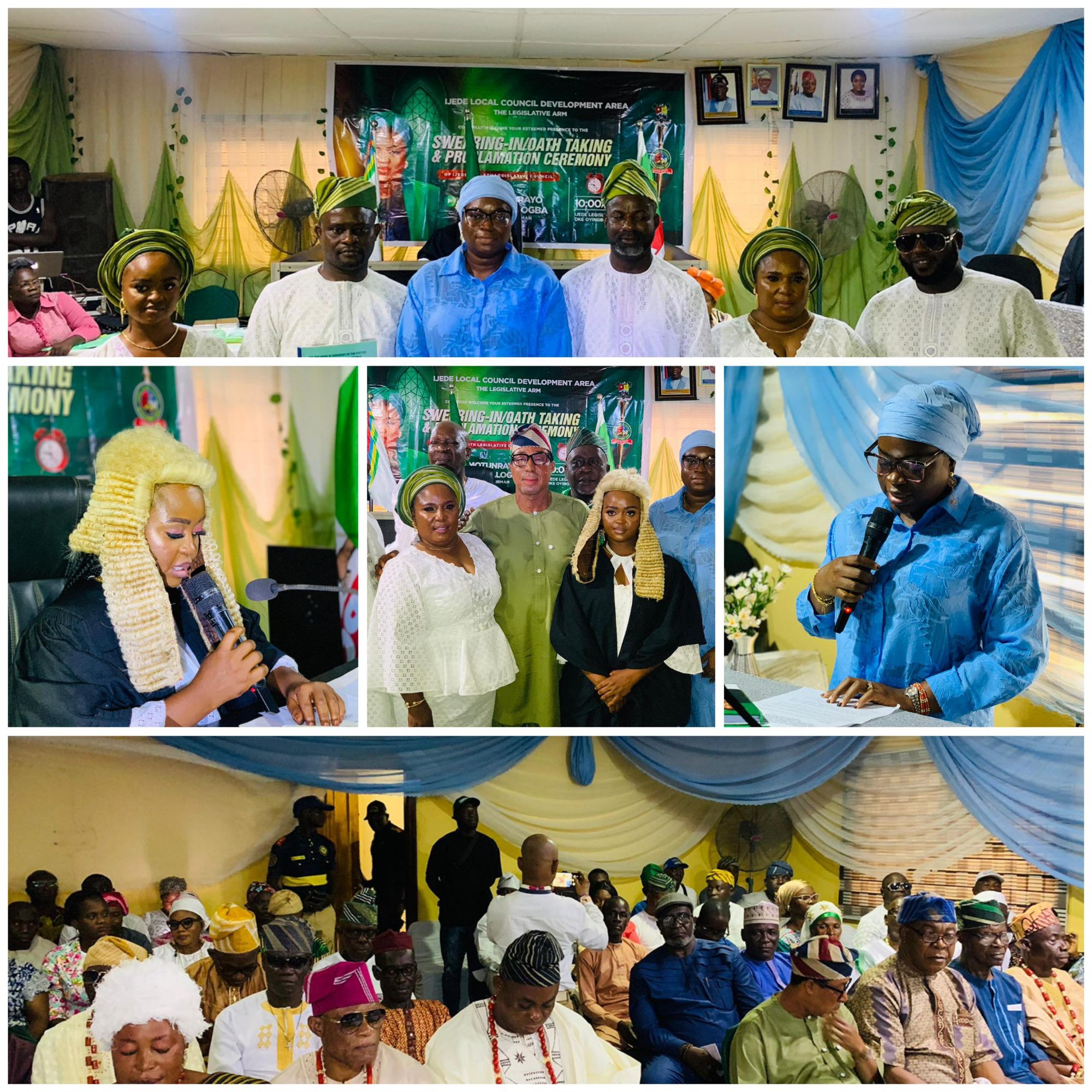 Hon. Motunrayo Gbadebo-Alogba, Inaugurates 6th Legislative Arm ~Ajasa-Info