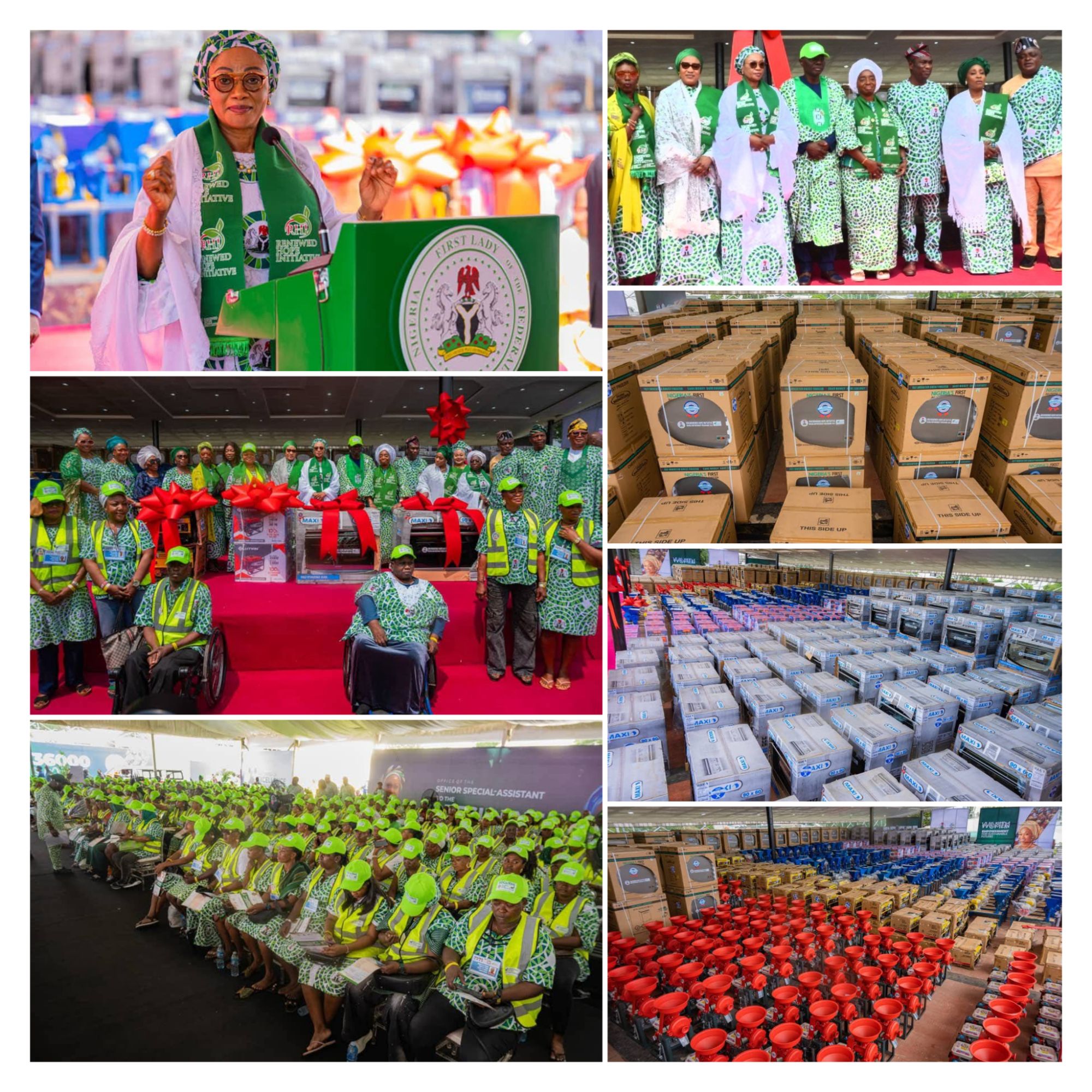 1000 Smiles in Lagos: First Lady Oluremi Tinubu Flags Off Empowerment ...