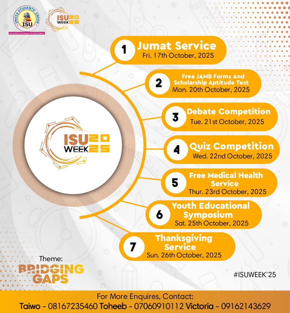 Imota Students’ Union Commences Preparation for ISU WEEK 25 ~Ajasa-Info