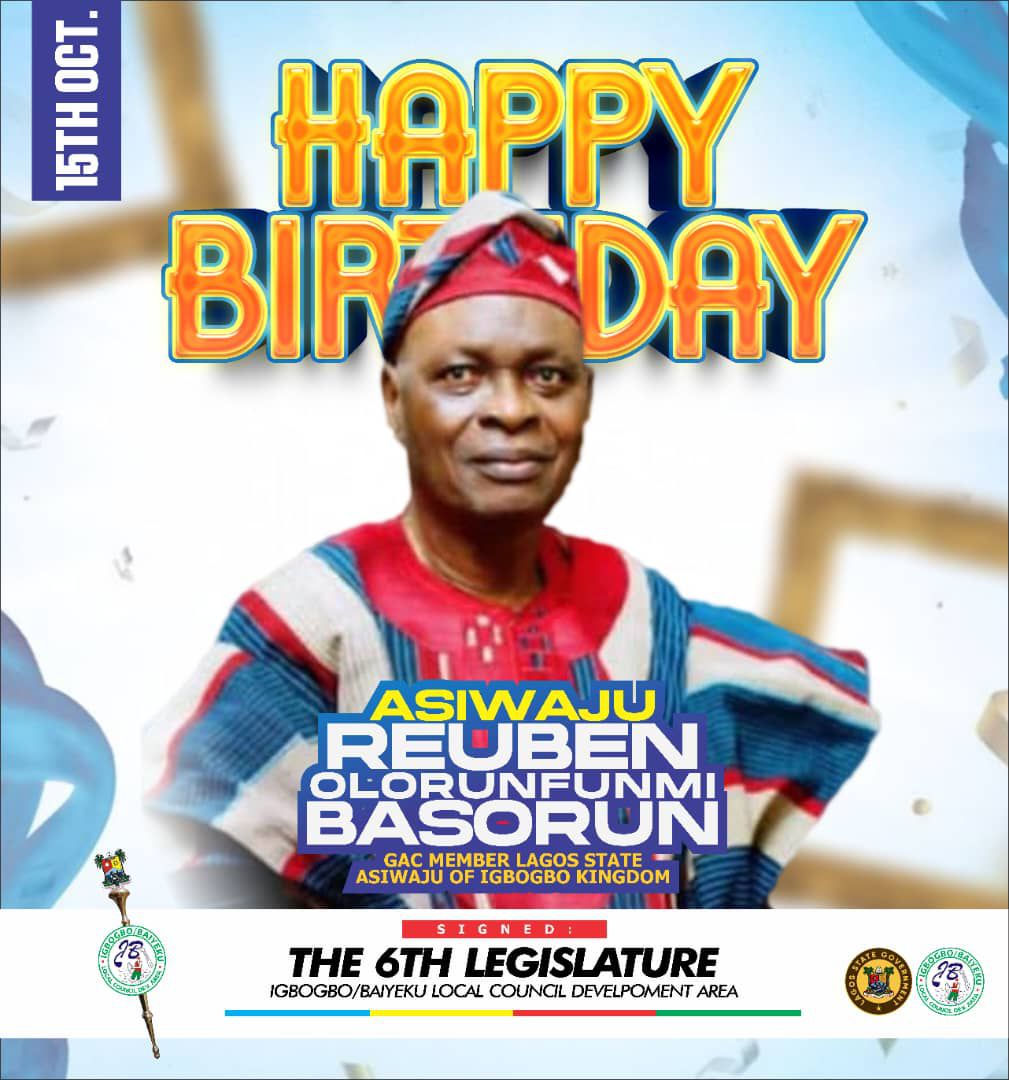 Igbogbo-Baiyeku LCDA Legislative Arm Congratulates Asiwaju Basorun on ...