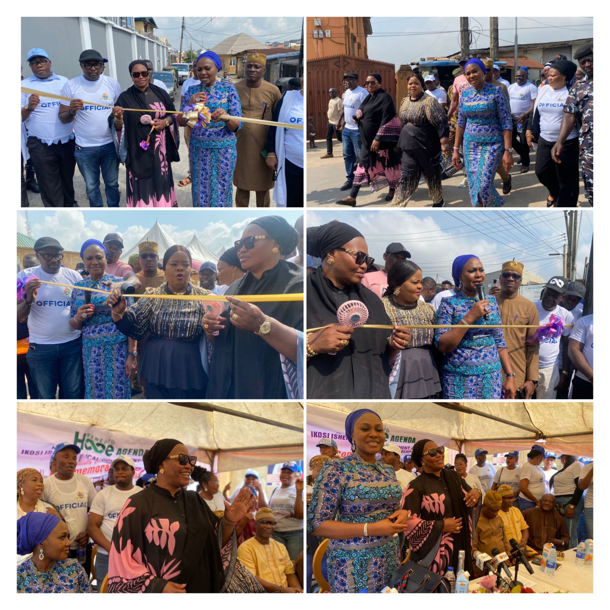 Princess Samiat Bada Delivers Adetuberu, Obisanya, Isaac Omole Streets ...