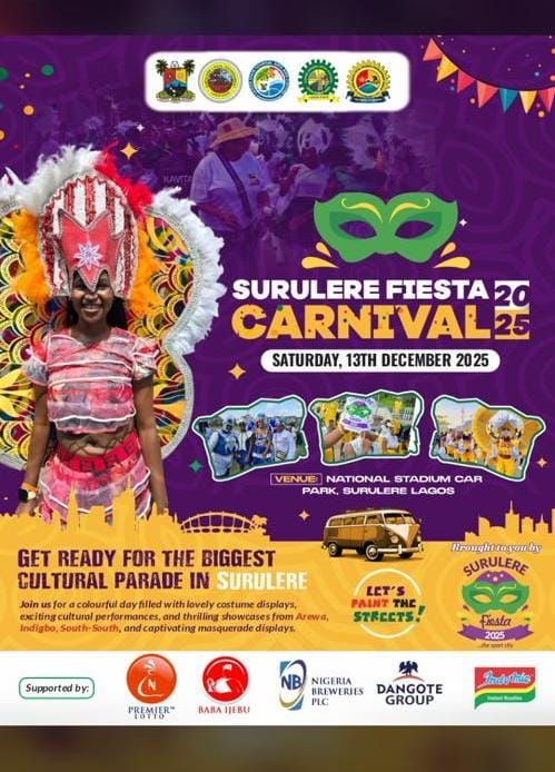 Surulere Set for a Grand Celebration as 2025 Fiesta Carnival Holds ...