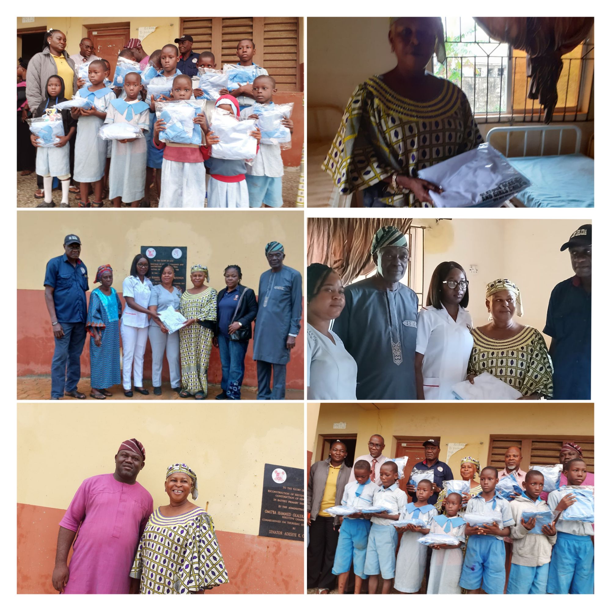 Olatoun Olabinjo Women and Child Initiative Donates School Uniforms ...